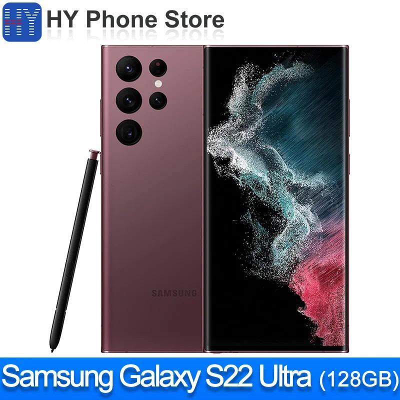 Samsung Galaxy S22 Ultra 8GB + 128GB Desbloqueio 5G 108MP + 40MP Câmera ...