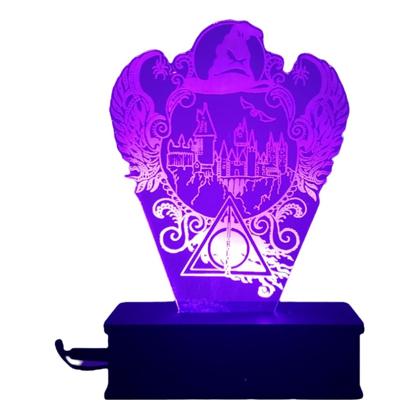 Luminaria Led, Harry Potter, Filme, Hogwarts, 16 Cores | Shopee Brasil