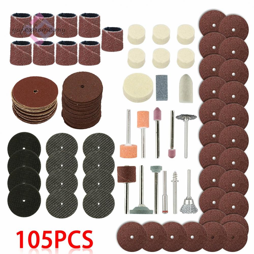 kit De Esmerilhadeira Elétrica Limpeza De Polimento Por Gravura 105pcs ...