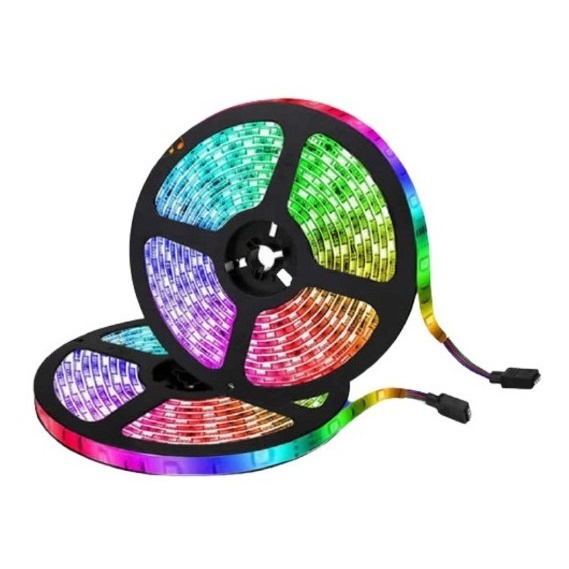 Fita Led Rgb 5050 Ip65 16 Cores 5 Metros C Silicone Fonte Shopee Brasil