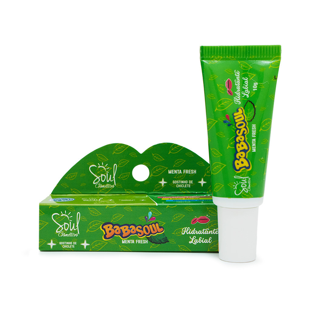 Hidratante Labial Babasoul Menta Fresh 10g | Shopee Brasil