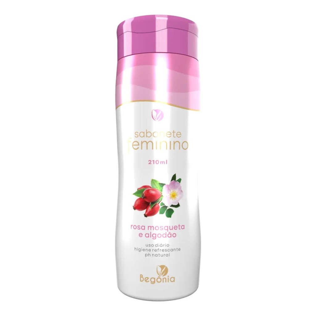 Sabonete Intimo Rosa Mosqueta Algodão PH Natural 210ml Propriedades ...