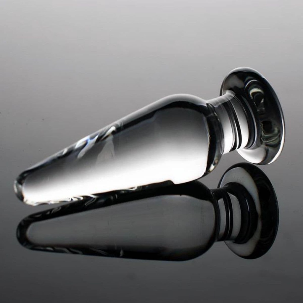 Plug Anal de Vidro Pontudo Transparente - G | Shopee Brasil