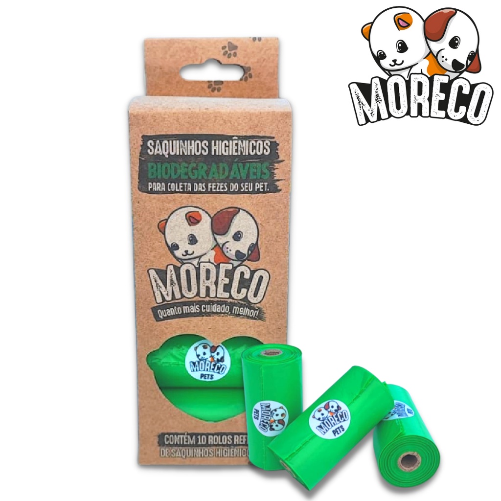 Kit Rolinhos Pet Biodegradáveis Coleta Fezes CataCaca Moreco | Shopee ...