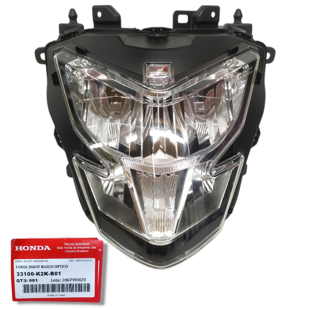 Farol Bloco optico CB300F Twister 2023 2024 Original Honda | Shopee Brasil