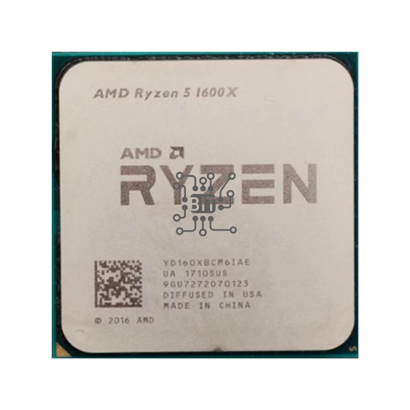 Processador AMD Ryzen 5 1600X R5 1600X 3,6 GHz com seis núcleos e doze ...