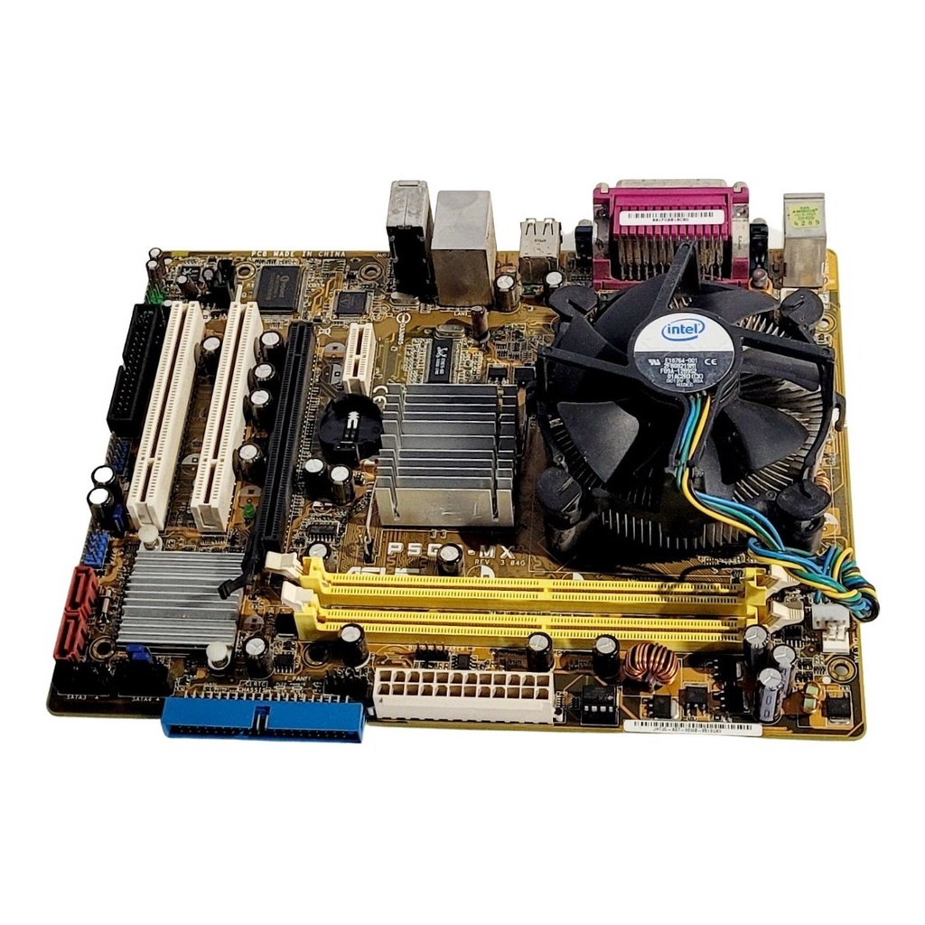 Placa Mae Asus Socket 775 - Ddr2 - P5gc-mx - Com Processador | Shopee Brasil