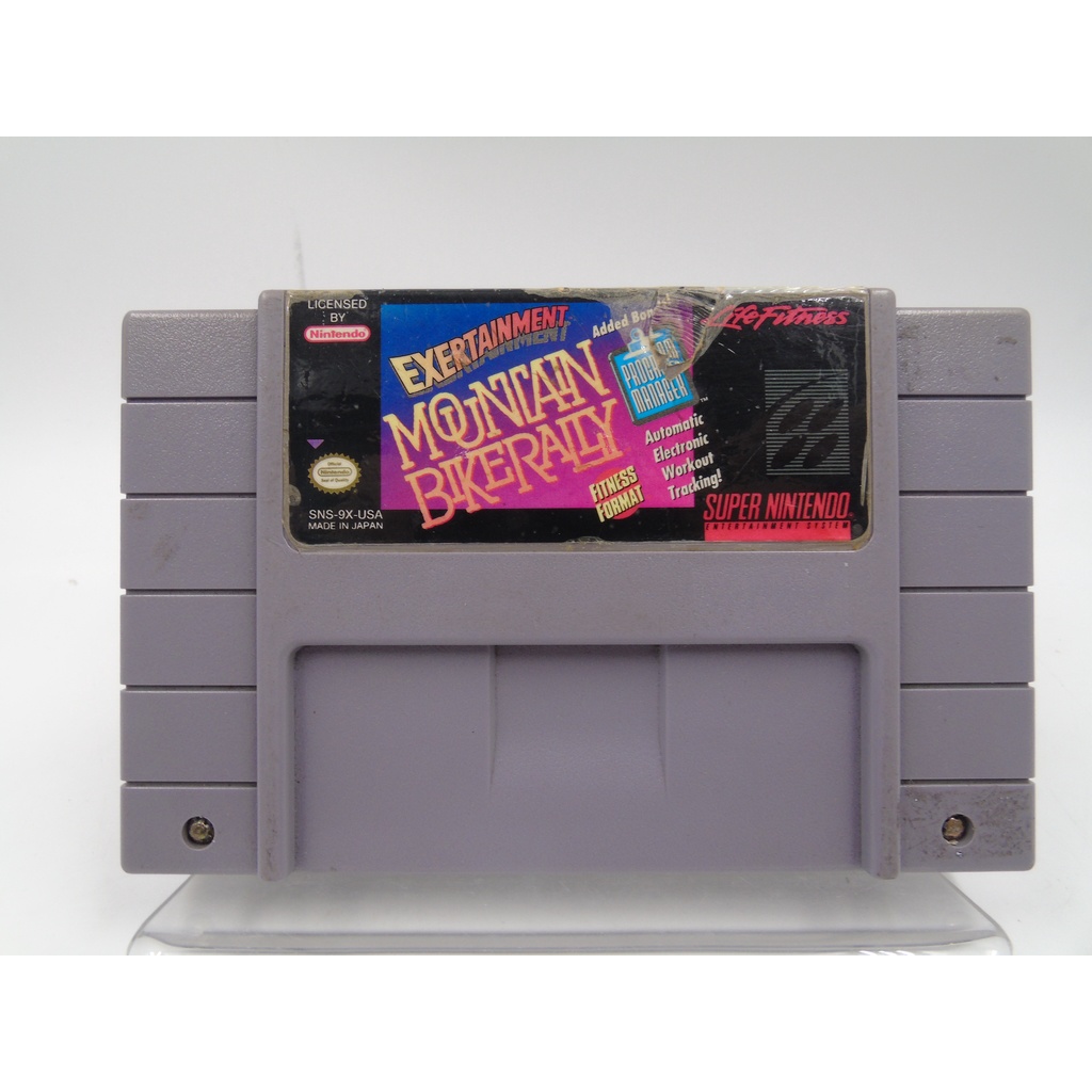 JOGO SUPER NES - EXERTAINMENT MOUNTAIN BIKE RALLY (1) | Shopee Brasil