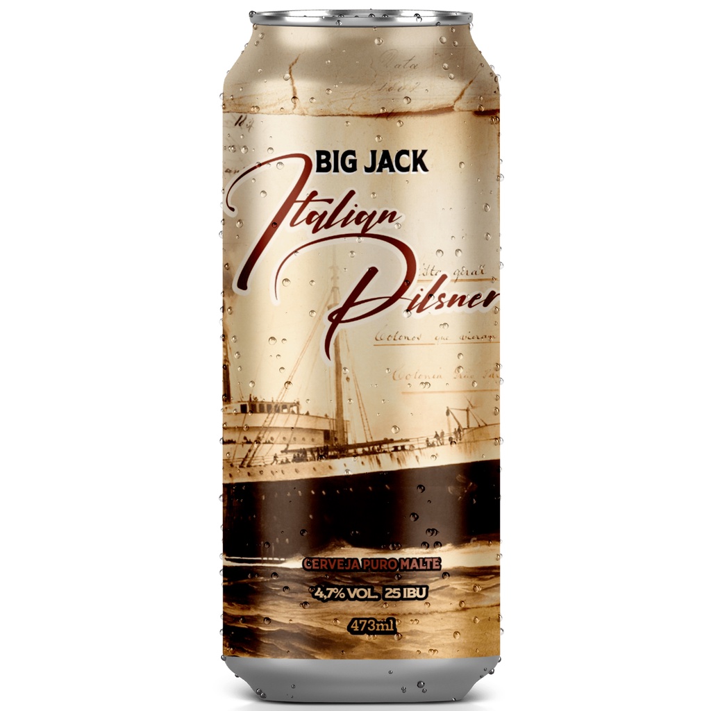 Cerveja Big Jack Italian Pilsener 473ml | Shopee Brasil