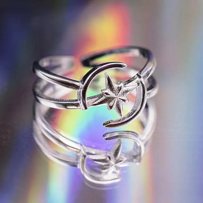 K-Pop Idol Stray Kids Ring SKZ Compass Logotipo Acessórios De Moda ...