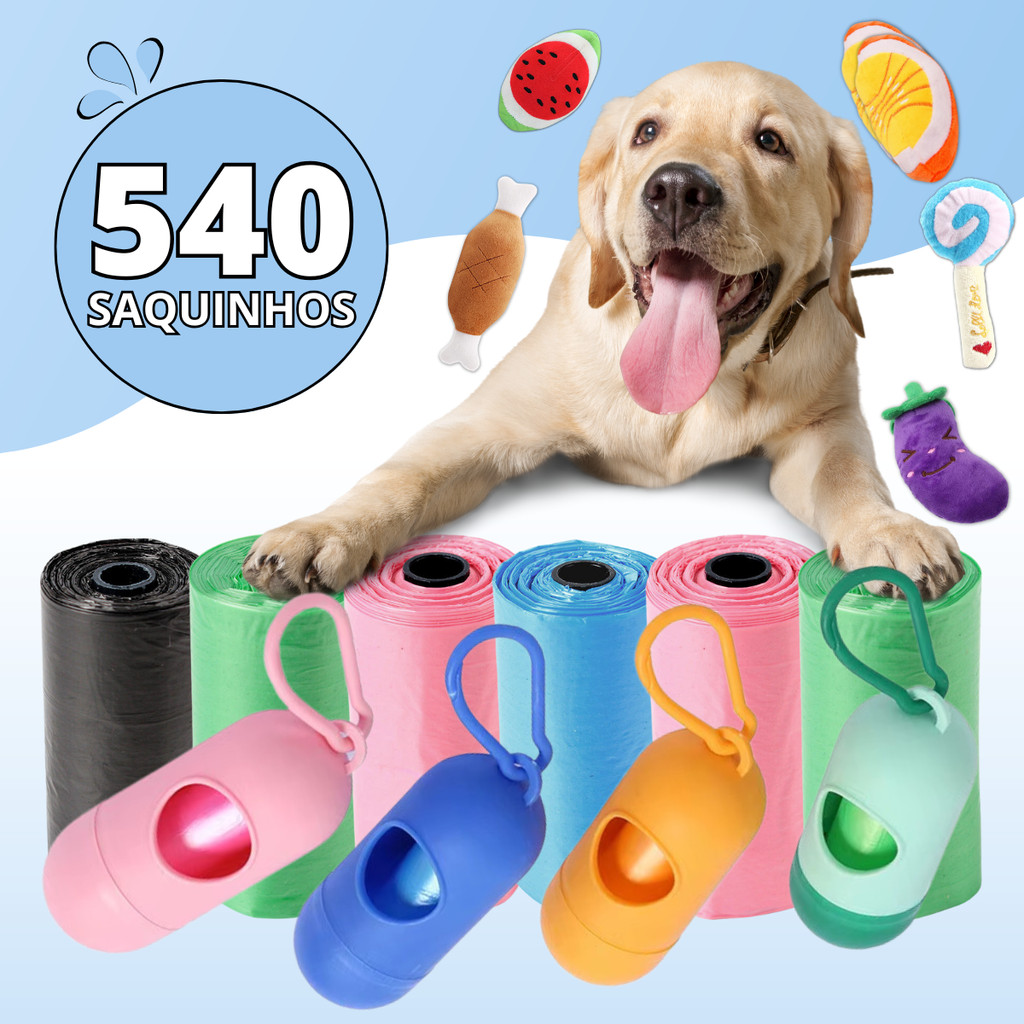 Kit Refil Cata Caca Pet Saco Higiênico Rolo Saquinhos - Escolha Seu Kit ...