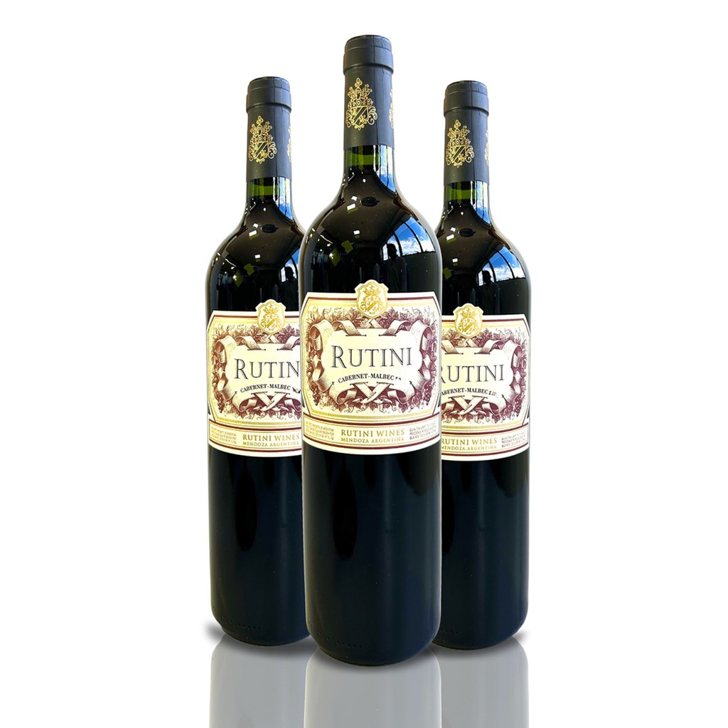 Vinho Argentino Tinto Rutini - Cabernet Sauvignon Malbec (3 Unidades ...