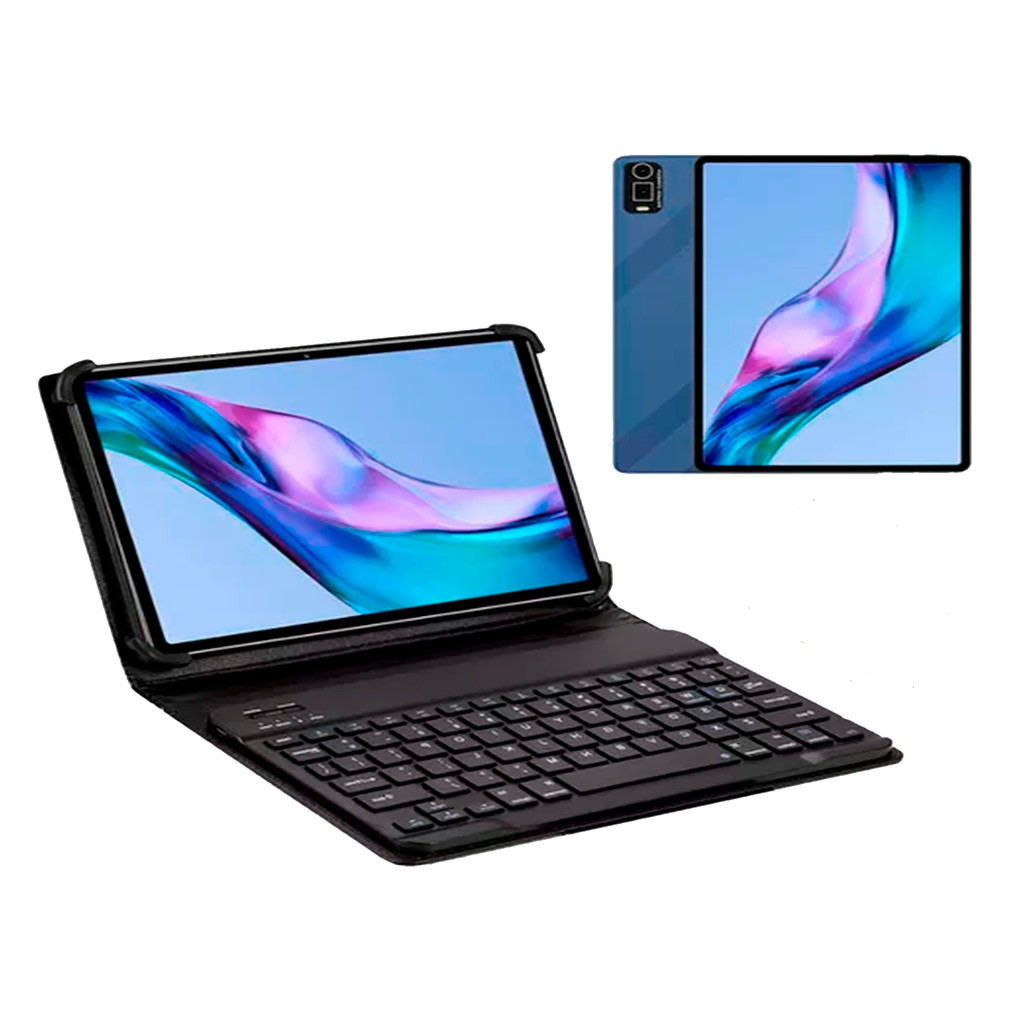 Tablet Easytech E1035 64GB RAM 4GB Teclado destacável Capa protetora Carregador e cabo USB-C ...