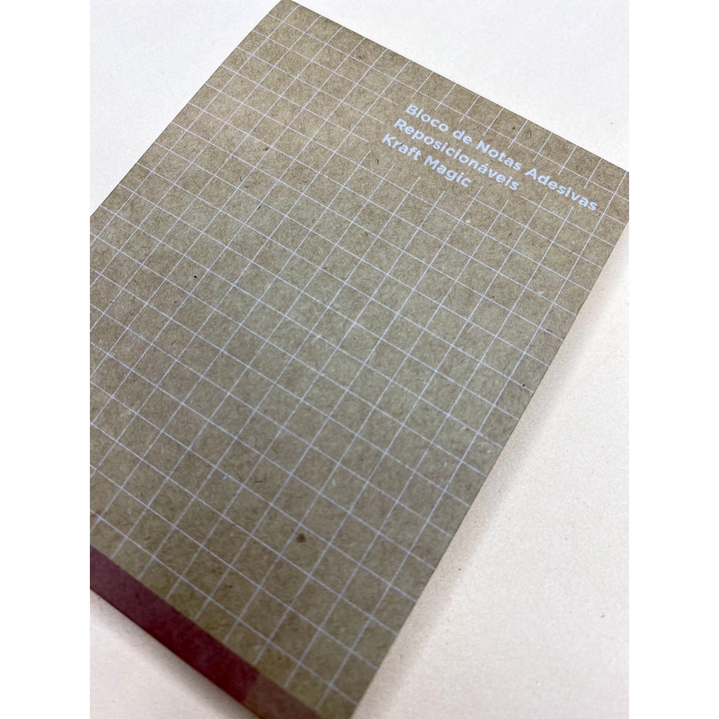 Bloco de notas adesivas Magic Kraft 80 folhas | Shopee Brasil