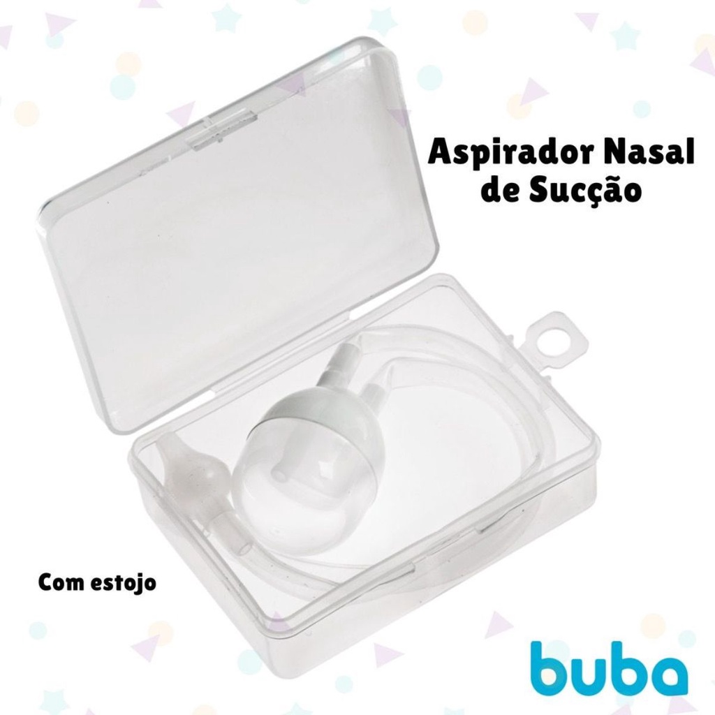 Aspirador Nasal Com Estojo Aspirar Sugador 0m + Buba | Shopee Brasil