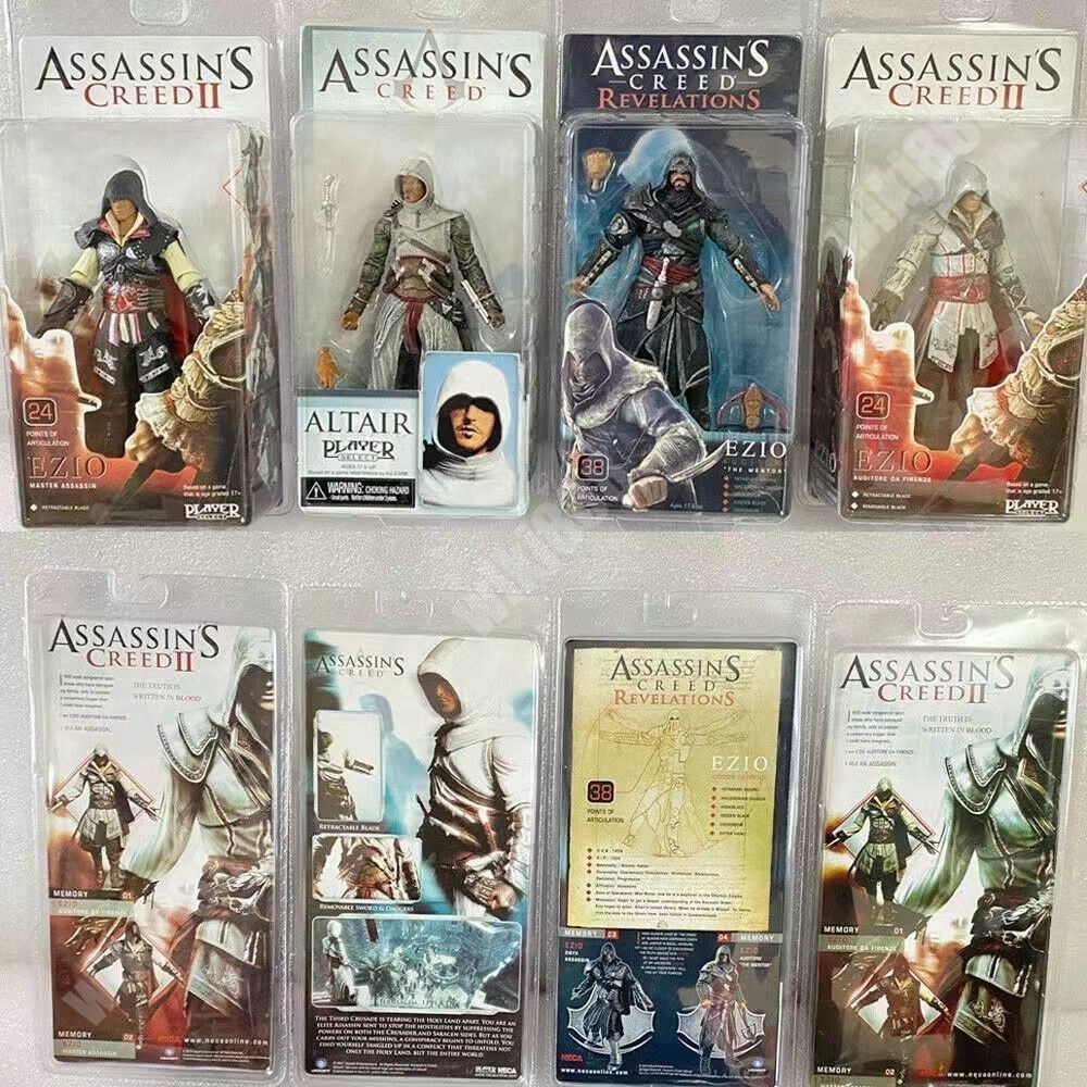 NECA EZIO Assassinos Creed Altair Connor Haytham EdwardAction Figura ...