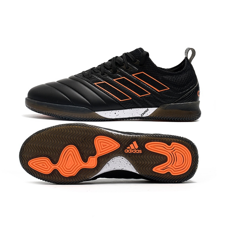 Um par de valor ~ WORLD COPA20.1 de couro de futsal botas masculinas no ...