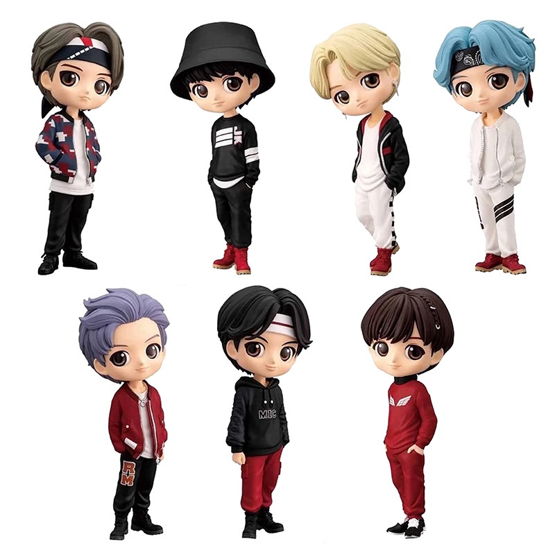BTS TINY TAN Bangtan Boy Kpop Idol Figuras DYNAMITE JUNGKOOK V JIMIN JHOPE RM SUGA Bonecas ...