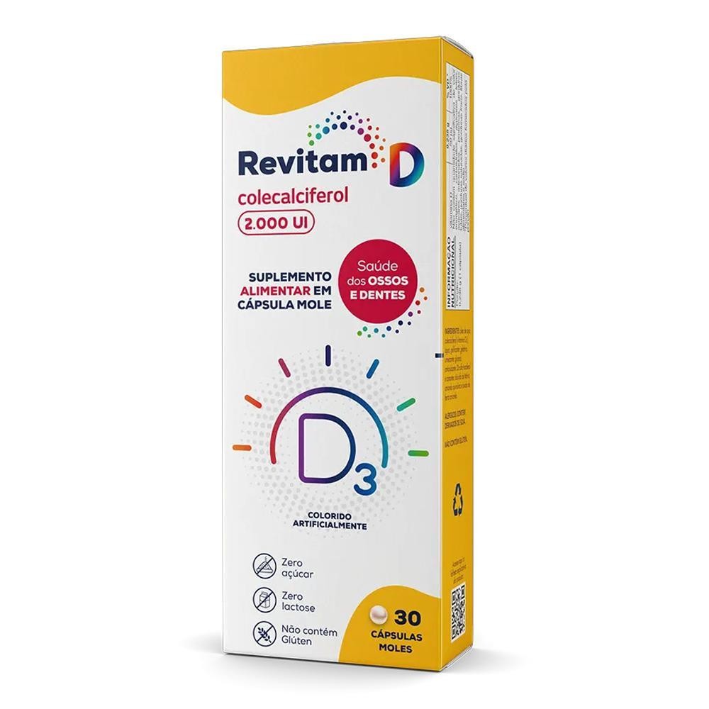 REVITAM-D 2000UI COM 30 CÁPSULAS | Shopee Brasil