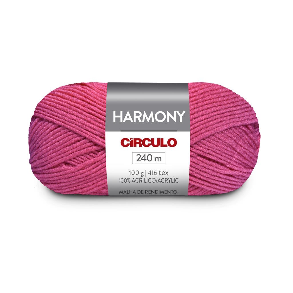 Fio/Lã Harmony Circulo 100g 240m Tex 416 100% acrilico | Shopee Brasil
