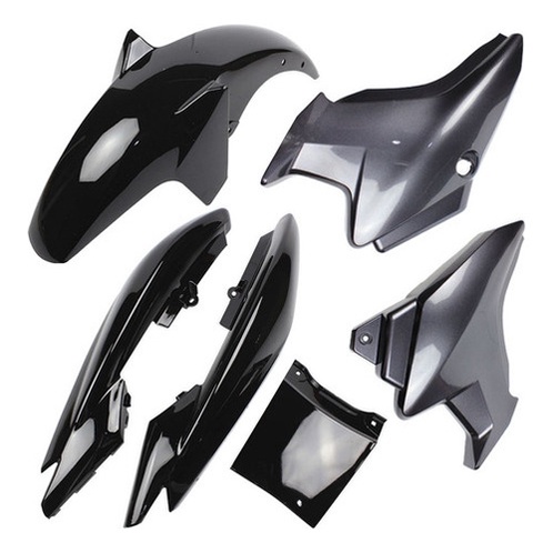 Kit Carenagem Ybr 125 Factor 2009 2010 2011 2012 Preta | Shopee Brasil