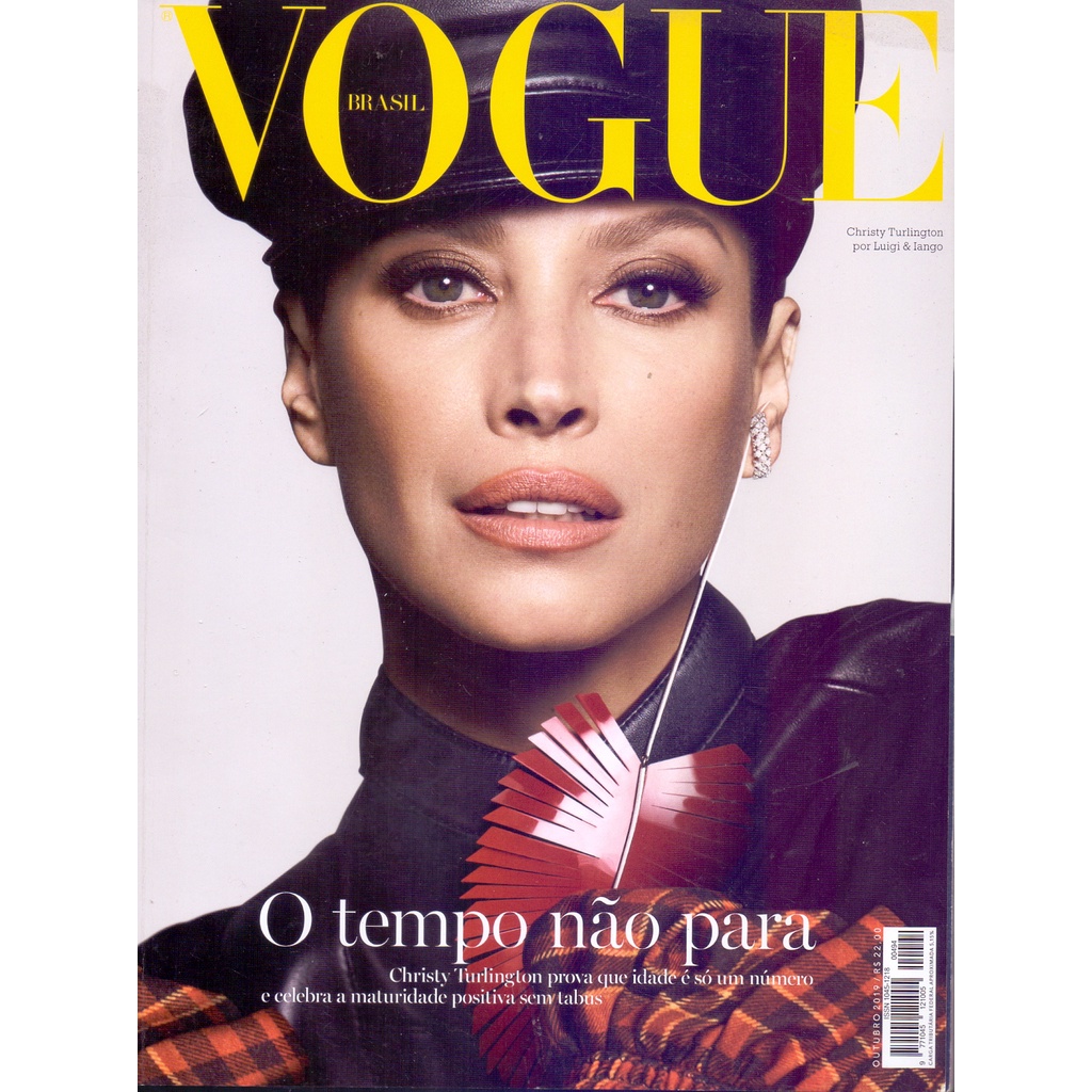 Vogue Brasil Nº 494 - Christy Turlington (Capa 1) | Shopee Brasil