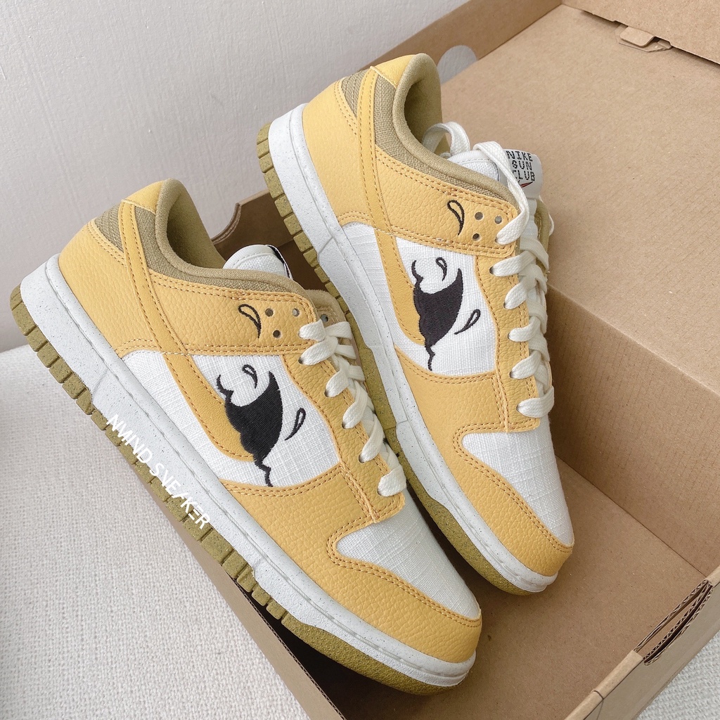 Estoque Pronto Sapatos de Rede de Alta Qualidade Nike Dunk Low "Sun ...