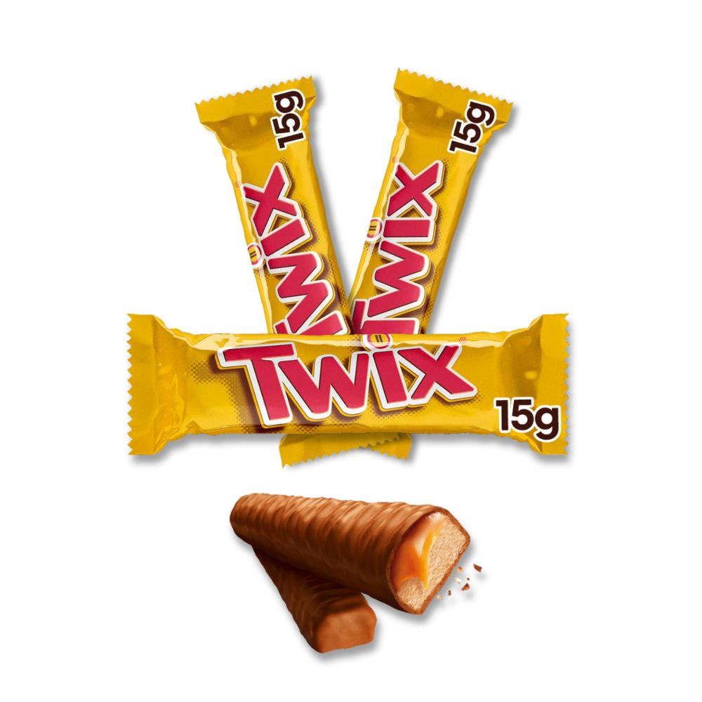 Chocolate Twix Tradicional Kit 3 unidades de 15g | Shopee Brasil