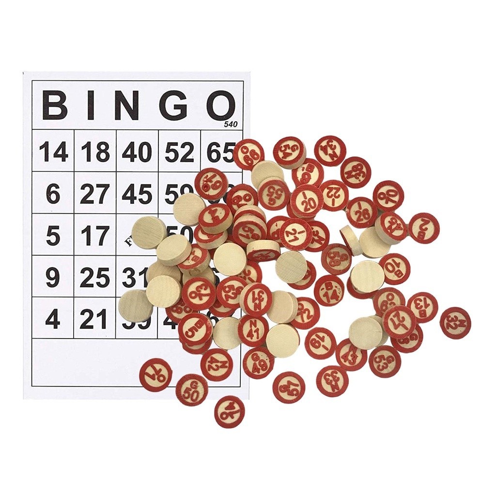 Jogo De Bingo 18 Cartelas E 75 Peças Em Madeira | Shopee Brasil
