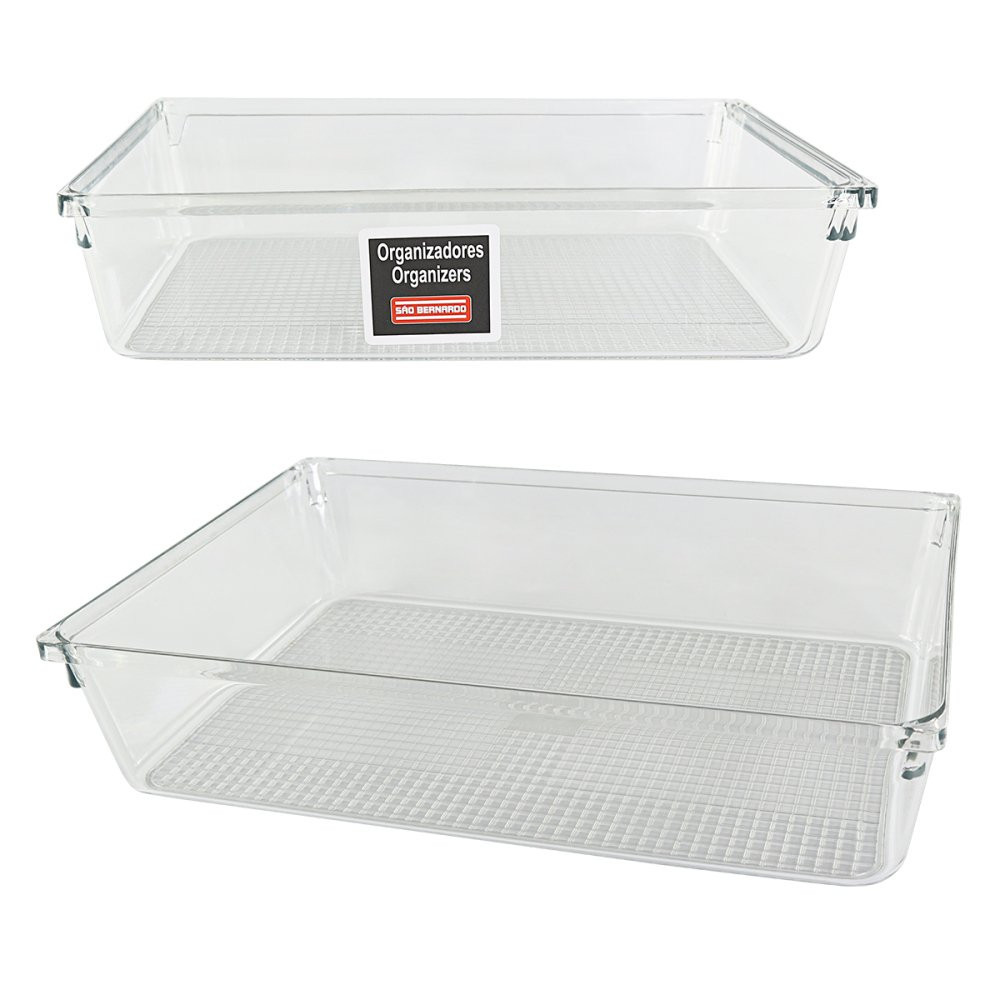 Organizador de Gavetas Transparente 23x15 | Shopee Brasil