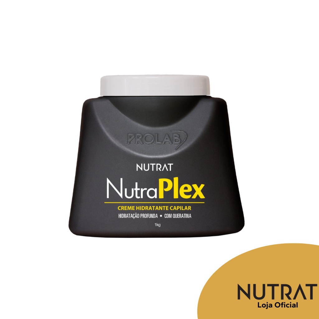 Máscara De Hidratação Com Queratina Nutraplex Nutrat 1kg | Shopee Brasil