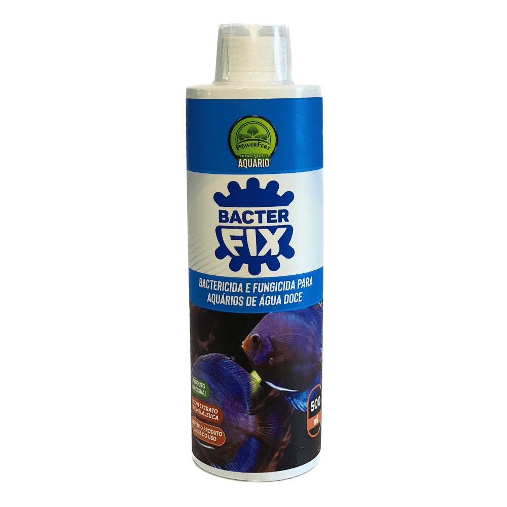 Bacter Fix 500ml Powerfert Bactericida Fungicida P/ Aquário | Shopee Brasil