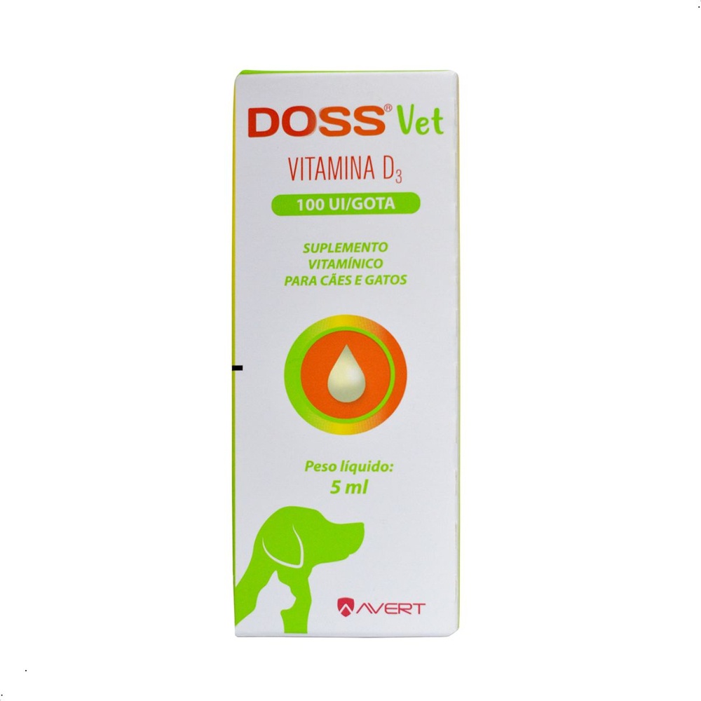 Doss Vet Vitamina D3 100ui/Gota 5ml | Shopee Brasil