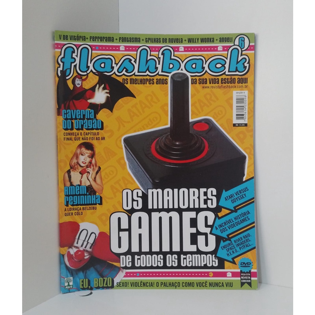 Flashback volume 6 Os Maiores Games de Todos os Tempos | Shopee Brasil