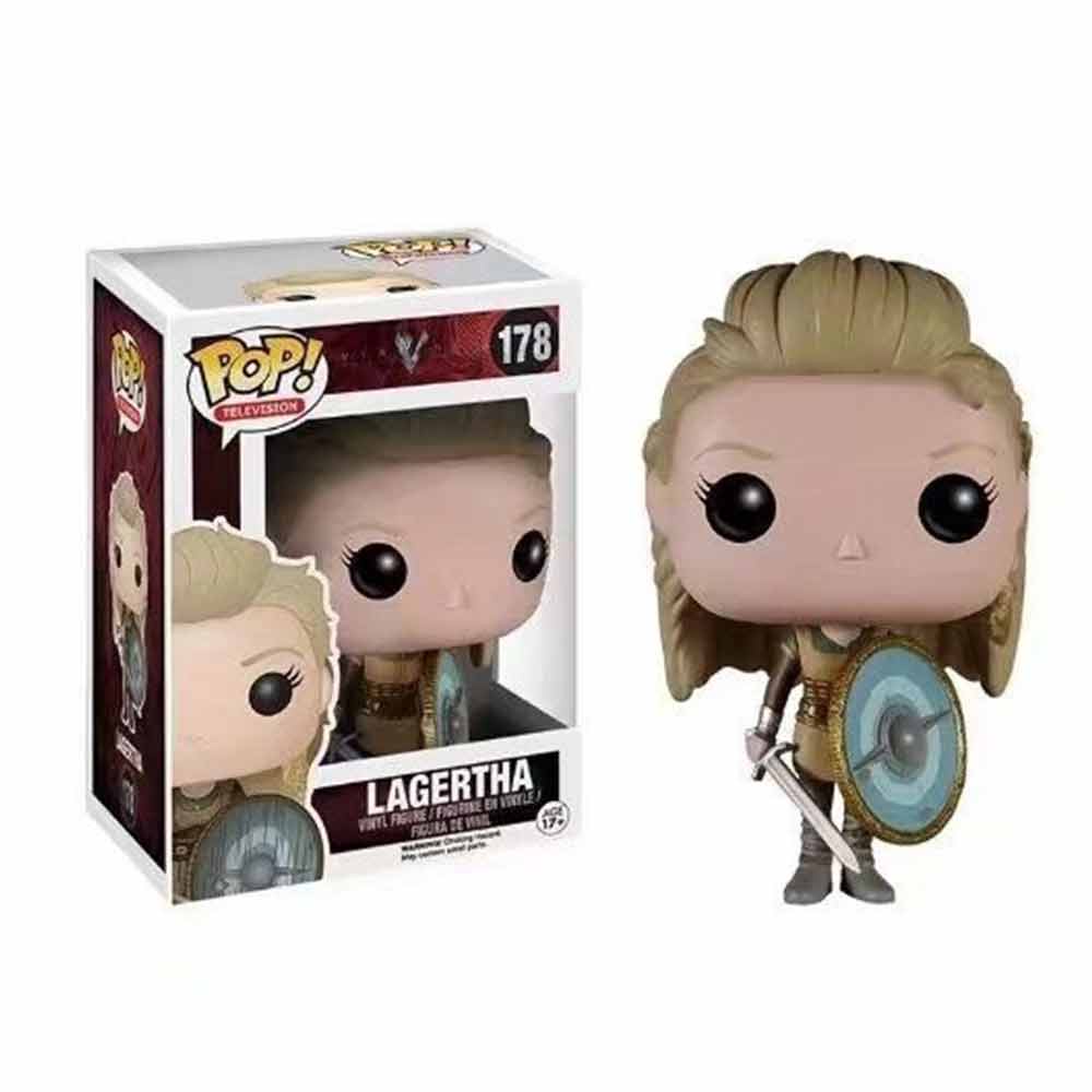 Pop Vikings Vinyl Action Figure LAGERTHA RAGNAR LOTHBROK Toy Box Kid ...