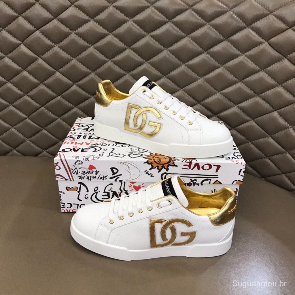 DOLCE & GABBANA DG 2024 mais recentes sapatos de couro com amarras ...