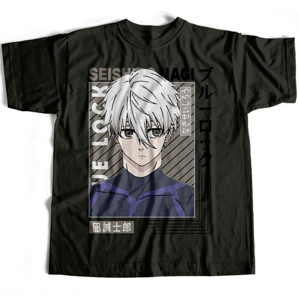 Camiseta Básica Seishiro Nagi Blue Lock | Shopee Brasil