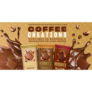 Kit Hershey's Coffee Creation 85g Chocolate Espresso Caramel Machiato cappuccino Hersheys ...