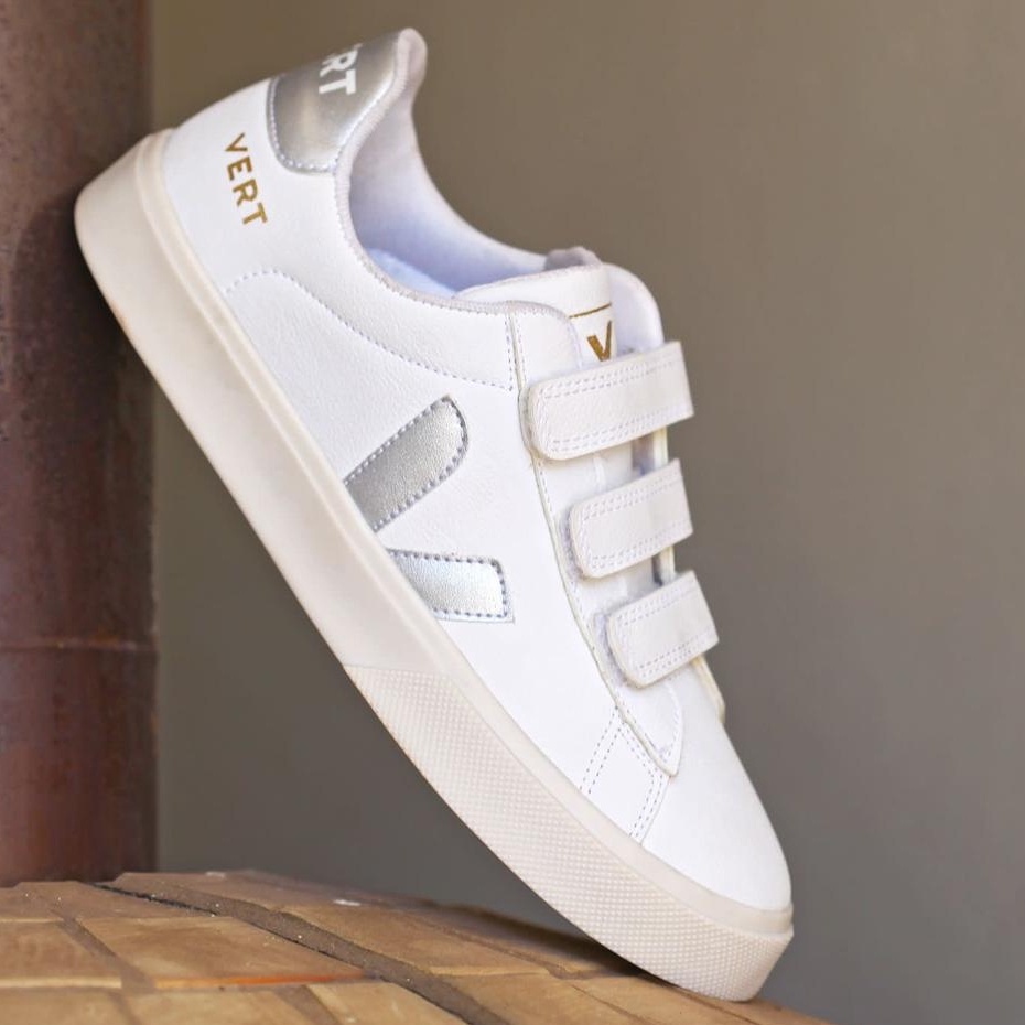 Tênis vert velcro casual masculino e feminino preto/branco/azul ...