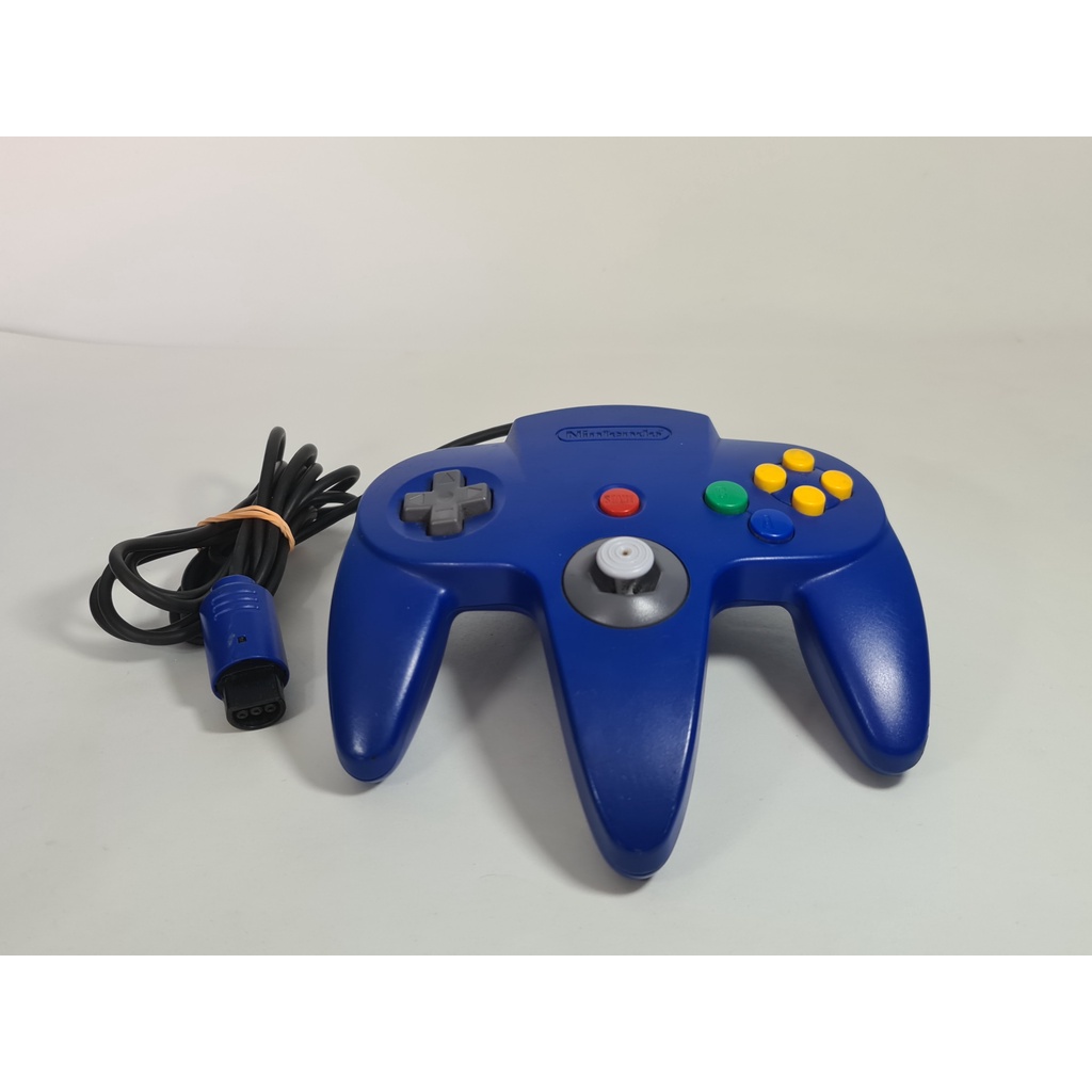 Controle Nintendo 64 Azul Original | Shopee Brasil