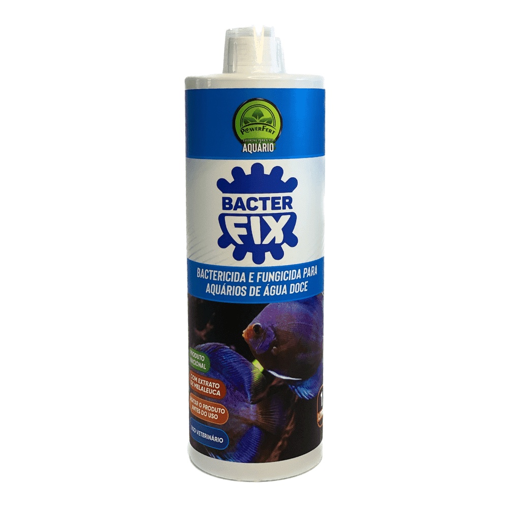 Bacter Fix 1L Powerfert Bactericida Fungicida Para Aquário | Shopee Brasil