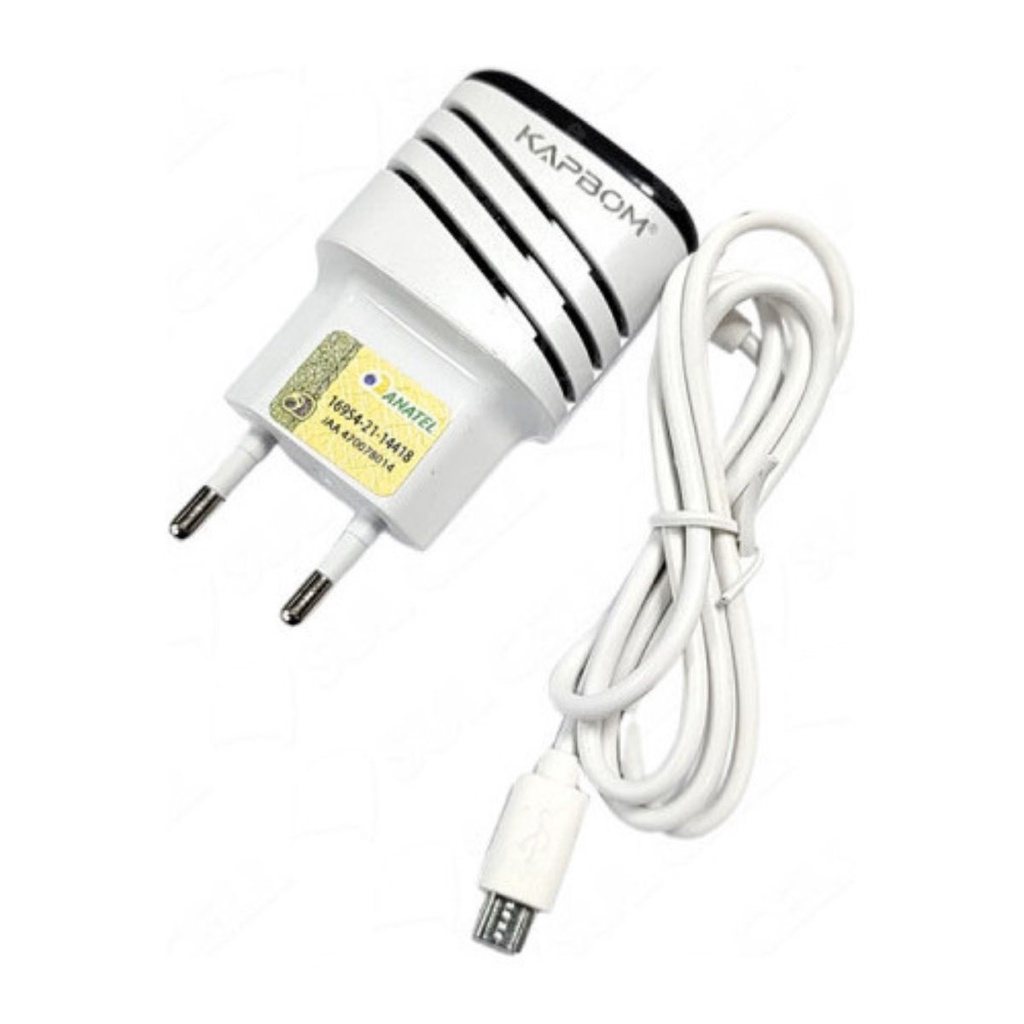 Carregador Typo C + 2 Port USB KAPBOM. Excelente | Shopee Brasil