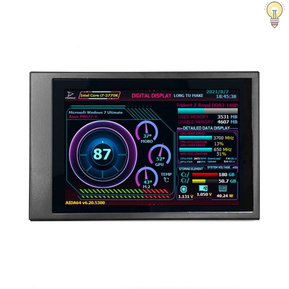 para Mini De IPS computadores Duplas Horizontais 360 ° Tela 3, 5 Rota ...