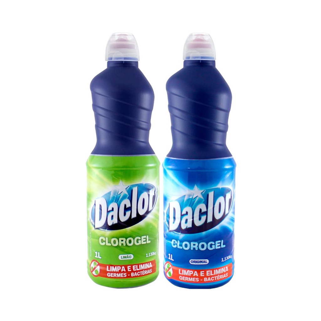 Cloro Gel Multiuso Original Lavanda Escolha Seu Daclor 1L | Shopee Brasil