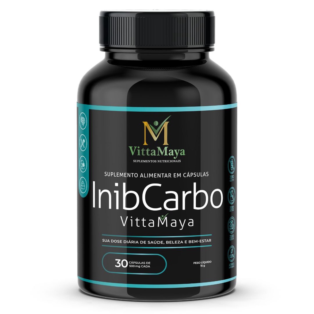 Redutor de absorção Carboidratos InibCarbo VittaMaya Iniba | Shopee Brasil
