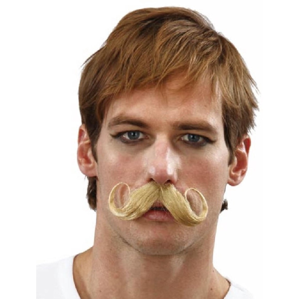 Bigode Loiro Adulto Grande Masculino Abrakadabra Fantasias | Shopee Brasil