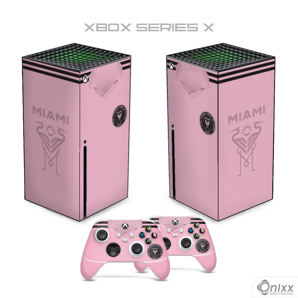 Skin XBOX Series X Adesiva Messi Uniforme Inter Miami FC | Shopee Brasil