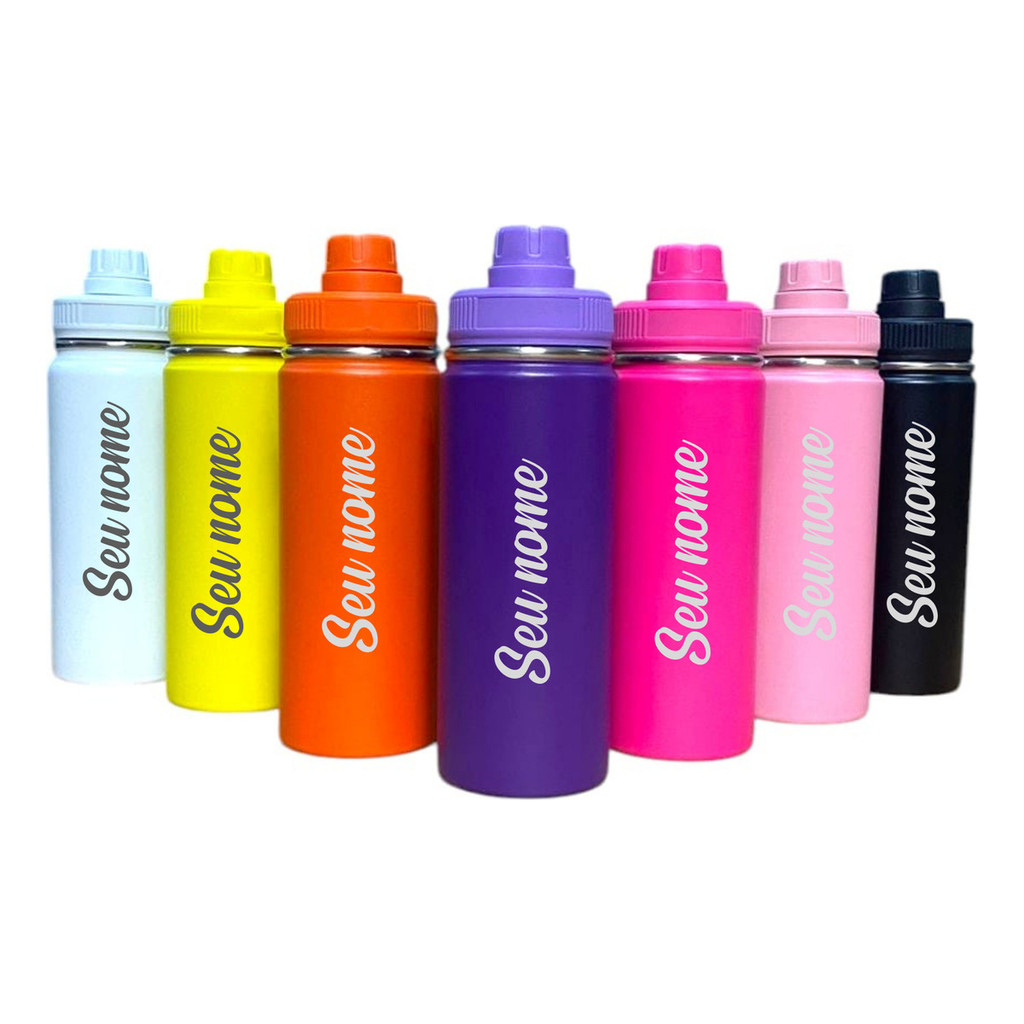Garrafa Térmica Inox 1100ml Personalizada Logo Nome Time | Shopee Brasil