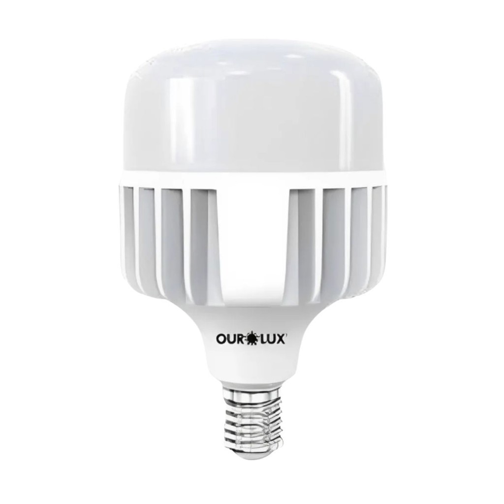 Lâmpada Led Alta Potência T 80W Luz Branca Interna - Ourolux | Shopee ...