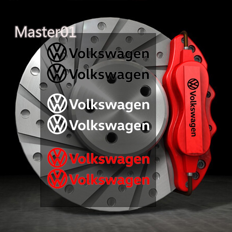 6 Peças Para Volkswagen VW Tiguan R32 Bora Golf Modificado Vinil Pinça ...